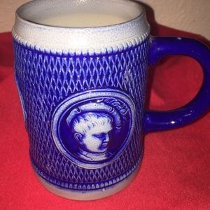 Salzglasur | Dining | German Beer Stein Cobalt Blue Salt Glaze Mug ...